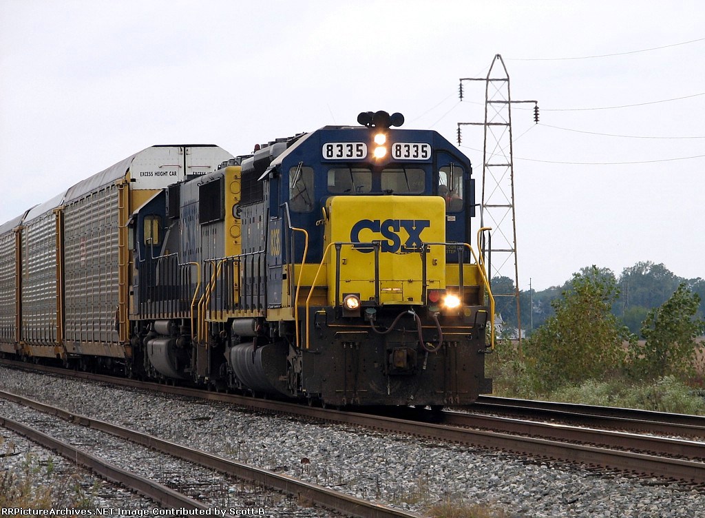 CSX 8335 CSXT 8335 & 8523.........................................74 cars